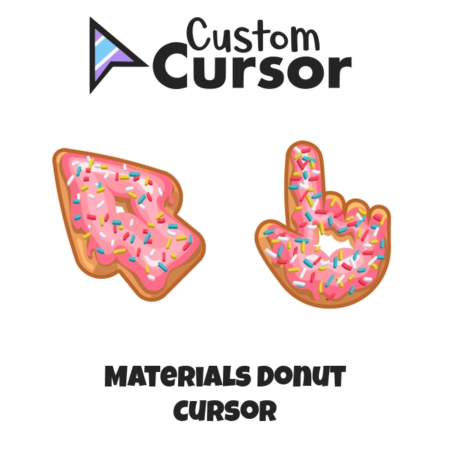 Materials Donut cursor – Custom Cursor