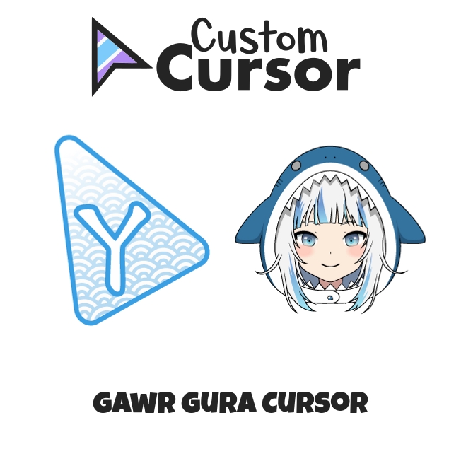 Hololive Gawr Gura cursor – Custom Cursor
