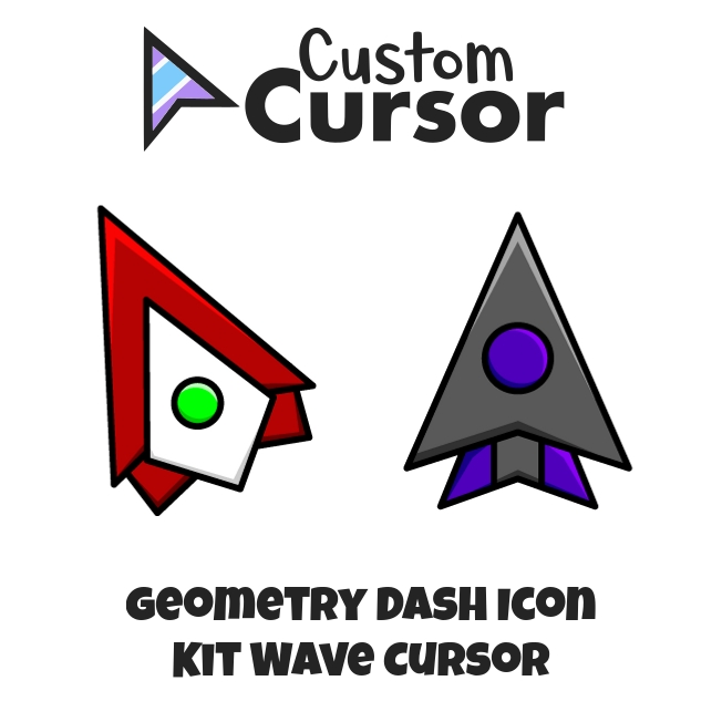 Geometry Dash Icon Kit Wave cursor – Custom Cursor