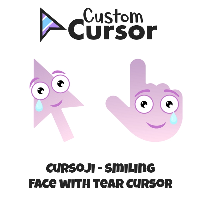Cursoji - Smiling Face with Tear cursor – Custom Cursor