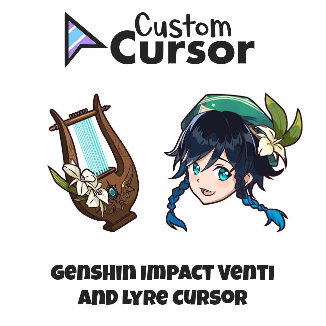 Genshin Impact Venti and Lyre cursor – Custom Cursor