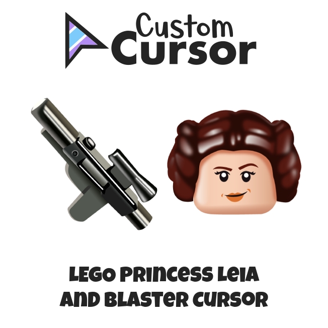 LEGO Princess Leia and Blaster cursor – Custom Cursor