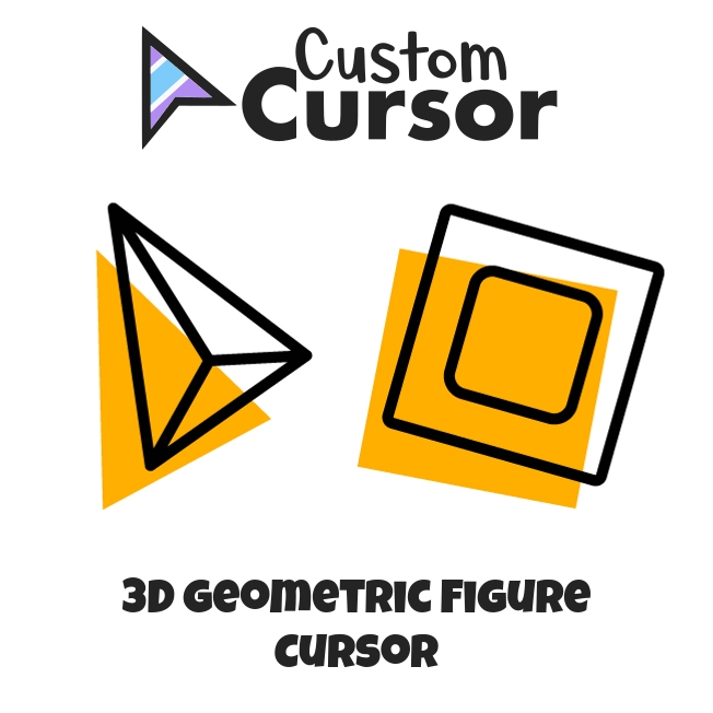 3D Geometric Figure cursor – Custom Cursor