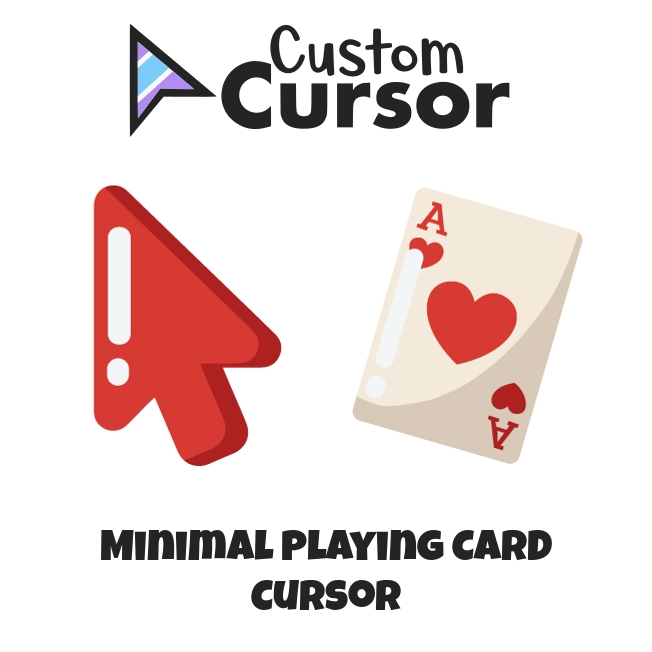 Minimal Playing Card cursor – Custom Cursor