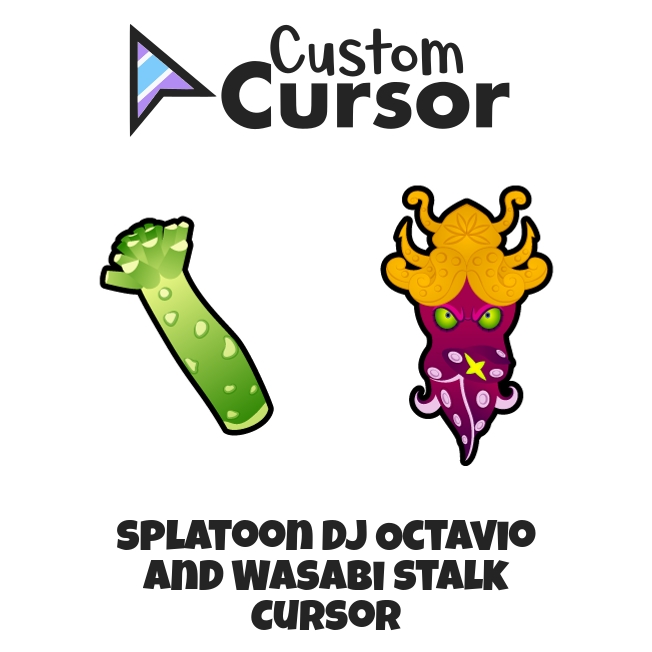 Splatoon DJ Octavio and Wasabi Stalk cursor – Custom Cursor