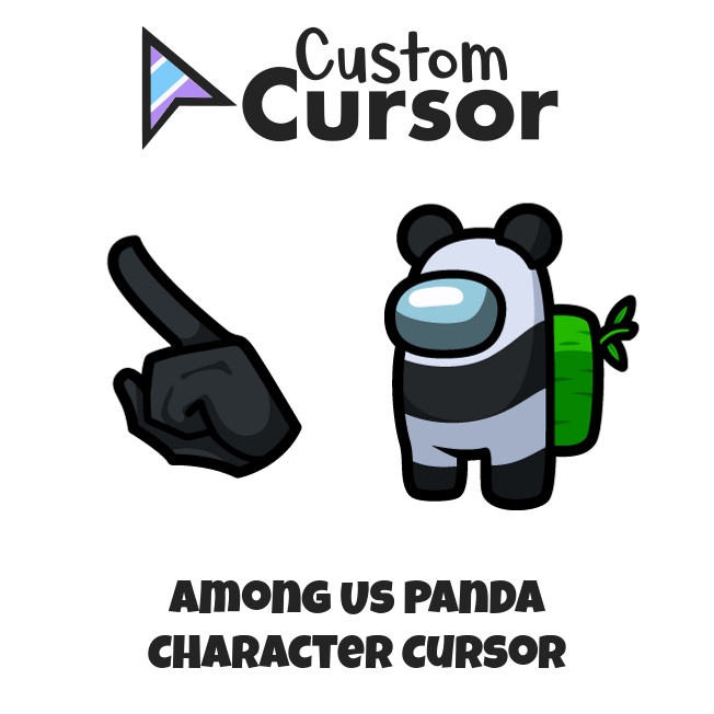 Among Us Panda Character cursor – Custom Cursor