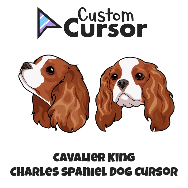 Cavalier King Charles Spaniel Dog cursor – Custom Cursor