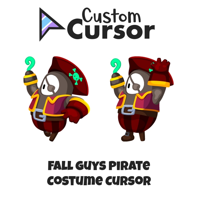 Fall Guys Pirate Costume cursor – Custom Cursor