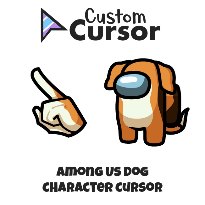 Among Us Dog Character cursor – Custom Cursor