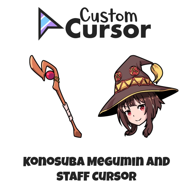 KonoSuba Megumin and Staff cursor – Custom Cursor