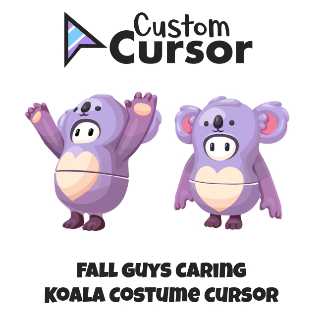 Fall Guys Caring Koala Costume cursor – Custom Cursor