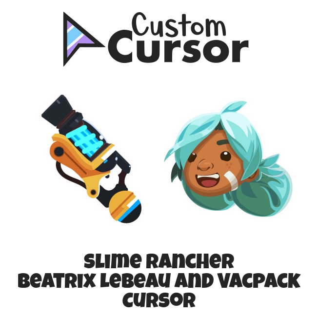 Slime Rancher Beatrix LeBeau and Vacpack cursor – Custom Cursor
