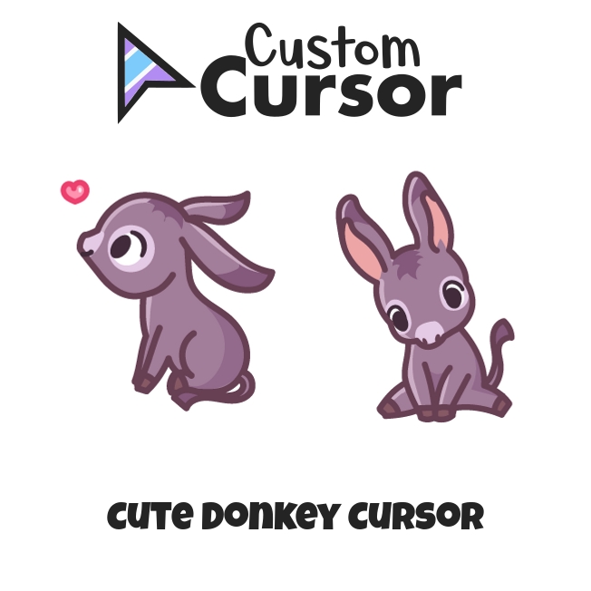 Cute Donkey cursor – Custom Cursor