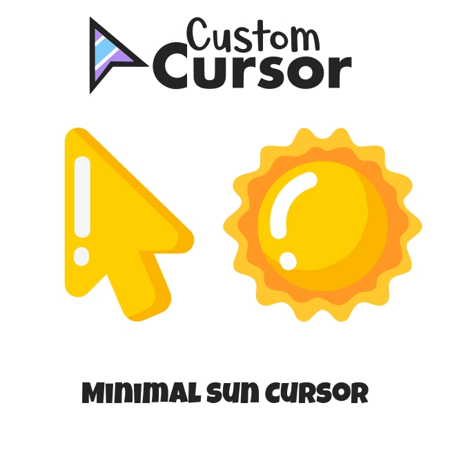 Minimal Sun cursor – Custom Cursor