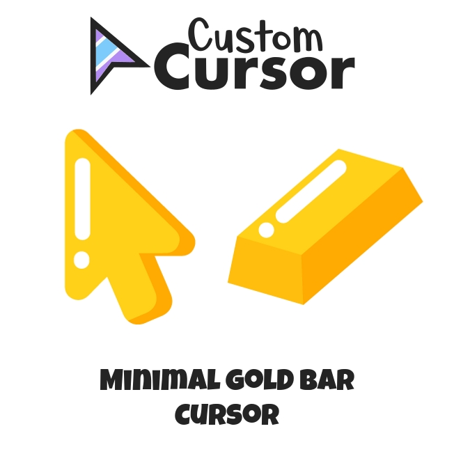 Minimal Gold Bar cursor – Custom Cursor
