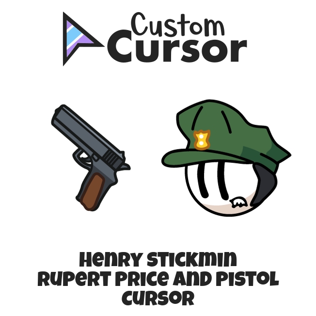 Henry Stickmin Rupert Price and Pistol cursor – Custom Cursor