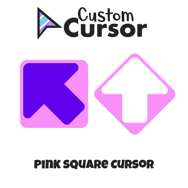 Pink Square cursor – Custom Cursor