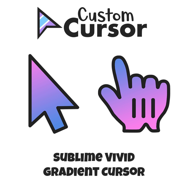 Sublime Vivid Gradient cursor – Custom Cursor