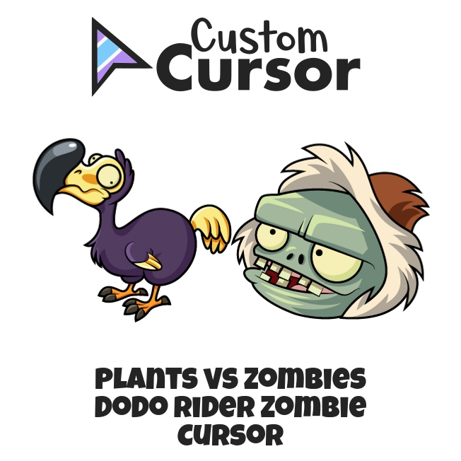 Plants vs Zombies Dodo Rider Zombie cursor – Custom Cursor