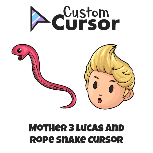 Mother 3 Lucas and Rope Snake cursor – Custom Cursor