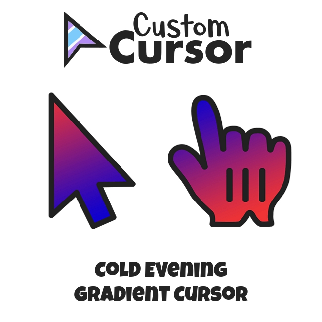 Cold Evening Gradient cursor – Custom Cursor