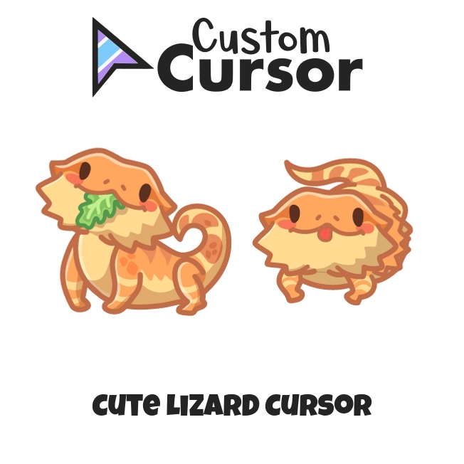 Cute Lizard cursor – Custom Cursor