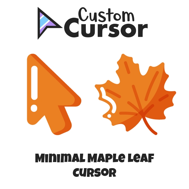 Minimal Maple Leaf cursor – Custom Cursor