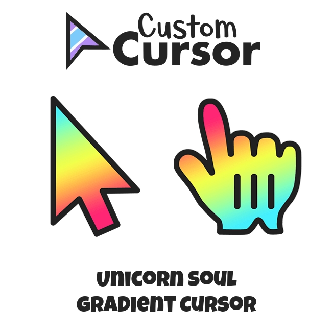 Unicorn Soul Gradient cursor – Custom Cursor