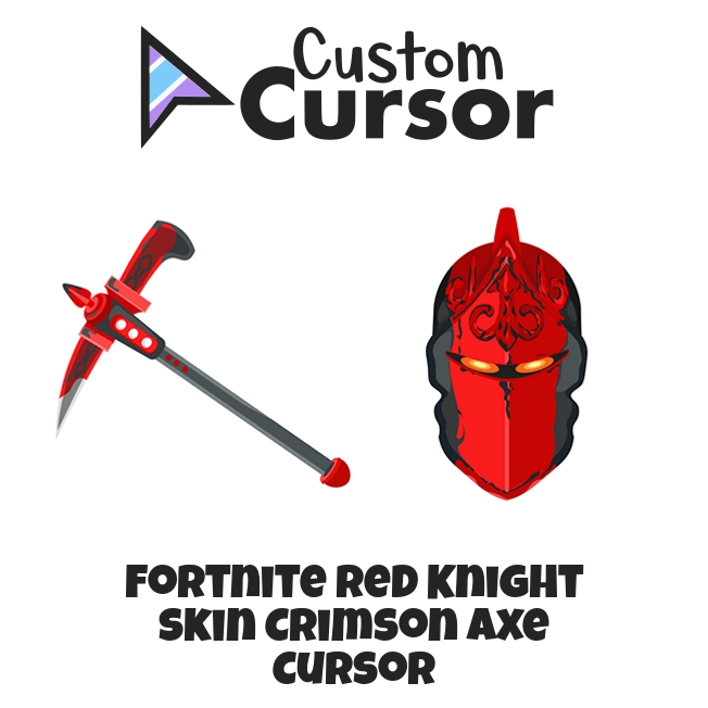 Fortnite Red Knight Skin Crimson Axe cursor – Custom Cursor
