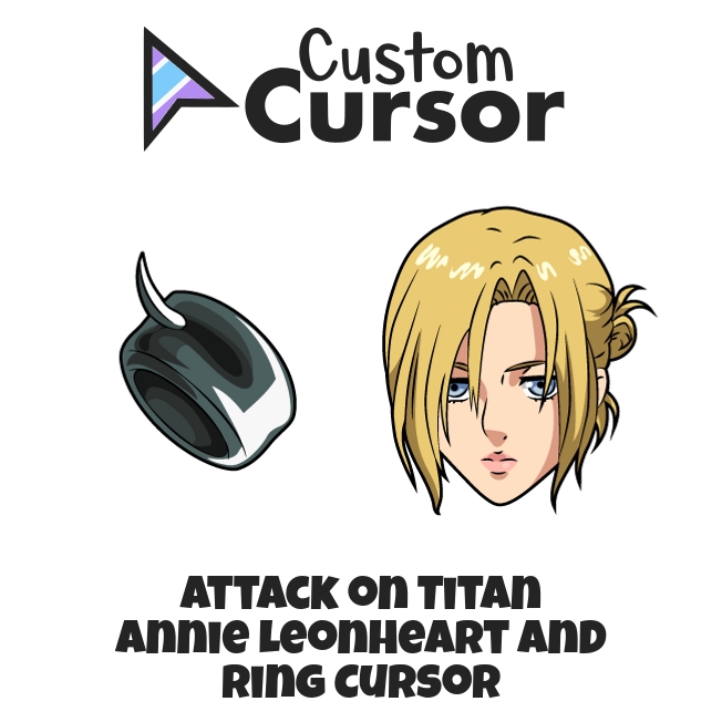 Attack on Titan Annie Leonheart and Ring cursor – Custom Cursor