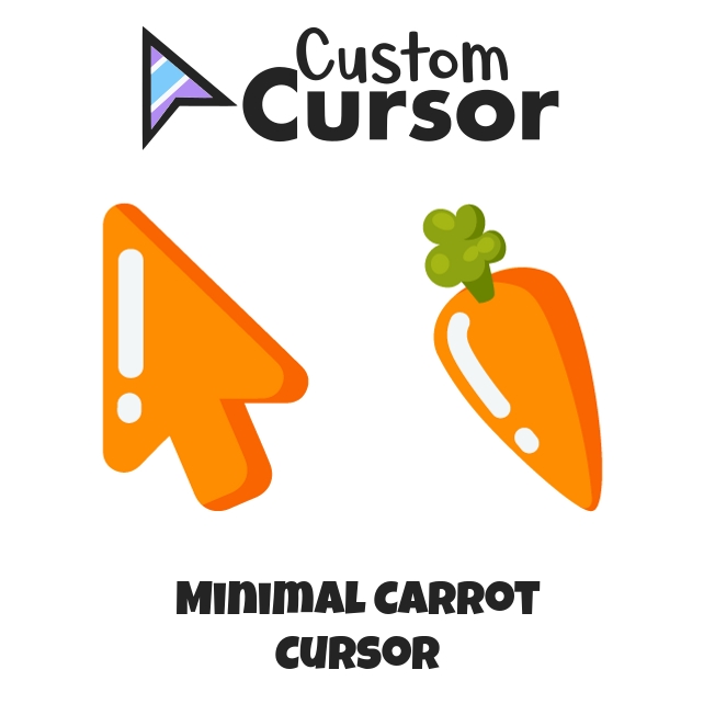 Minimal Carrot cursor – Custom Cursor