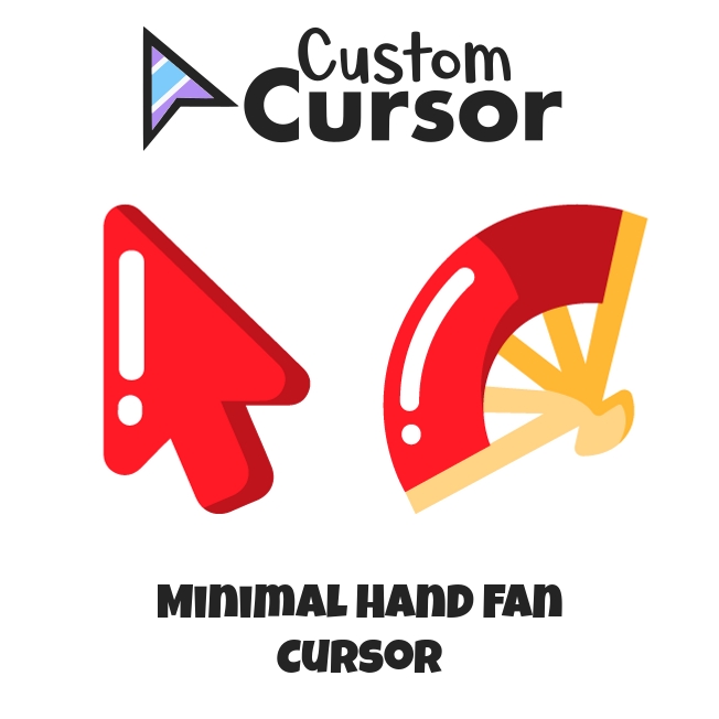 Minimal Hand Fan cursor – Custom Cursor