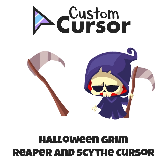 Halloween Grim Reaper and Scythe cursor – Custom Cursor
