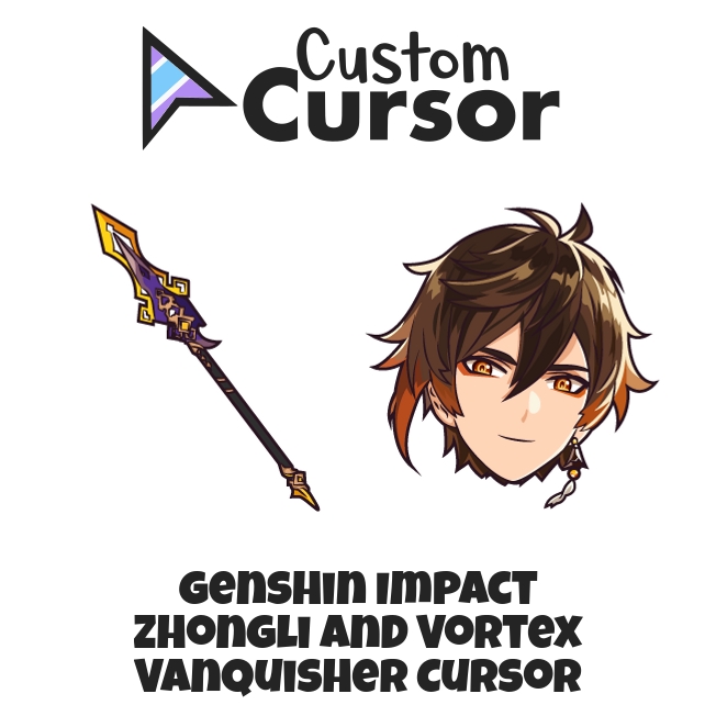 Genshin Impact Zhongli and Vortex Vanquisher cursor – Custom Cursor