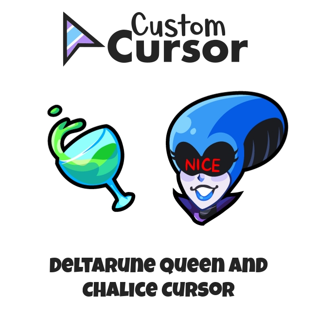 Deltarune Queen and Chalice cursor – Custom Cursor