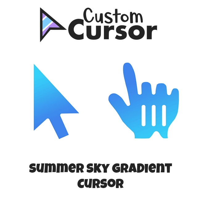 Summer Sky Gradient cursor – Custom Cursor