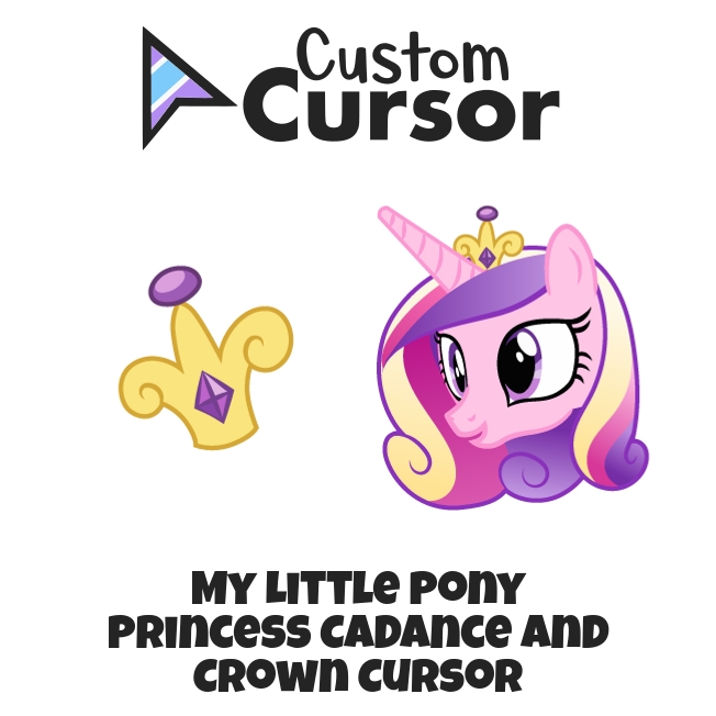 My Little Pony Princess Cadance and Crown cursor – Custom Cursor