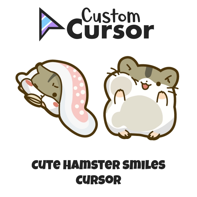 Cute Hamster Smiles cursor – Custom Cursor