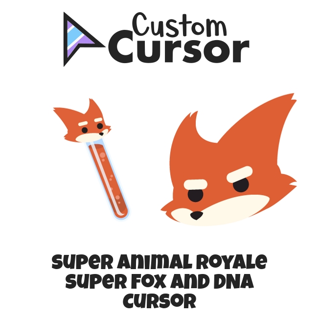 Super Animal Royale Super Fox and DNA cursor – Custom Cursor