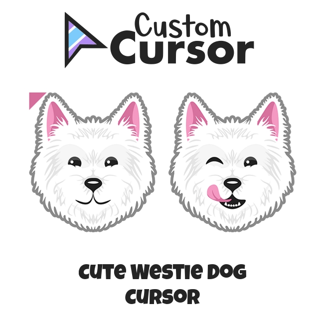 Cute Westie Dog cursor – Custom Cursor