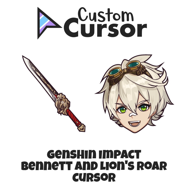 Genshin Impact Bennett and Lion's Roar cursor – Custom Cursor