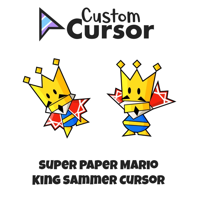 Super Paper Mario King Sammer cursor – Custom Cursor