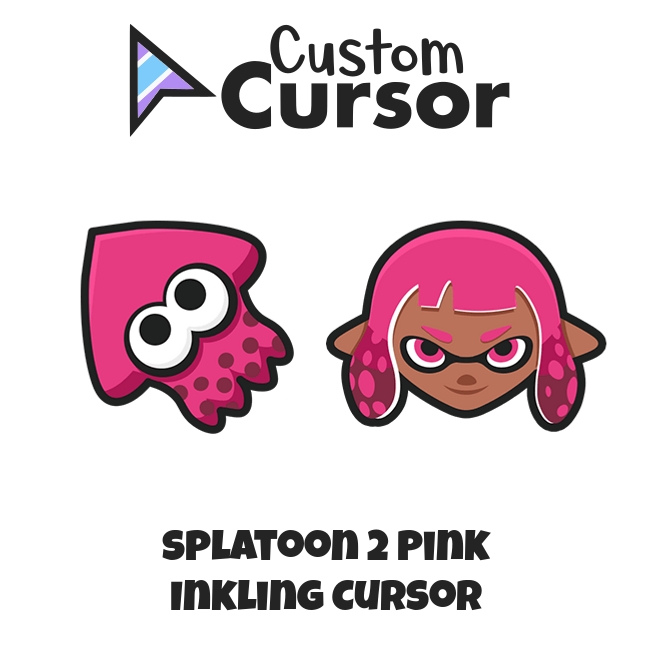 Splatoon 2 Pink Inkling cursor – Custom Cursor
