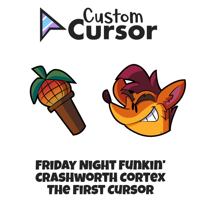Friday Night Funkin' Crashworth Cortex The First cursor – Custom Cursor