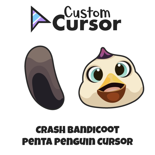 Crash Bandicoot Penta Penguin cursor – Custom Cursor