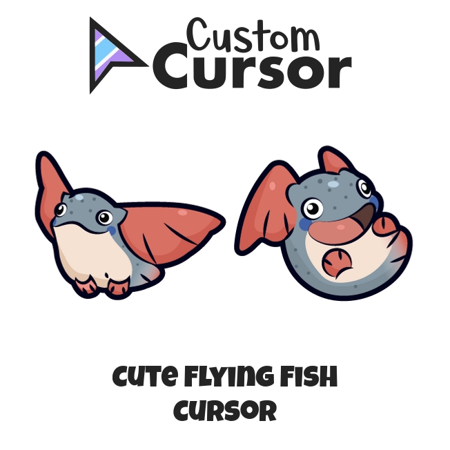 Cute Flying Fish cursor – Custom Cursor