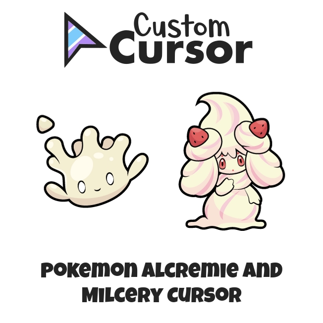Pokemon Alcremie and Milcery cursor – Custom Cursor