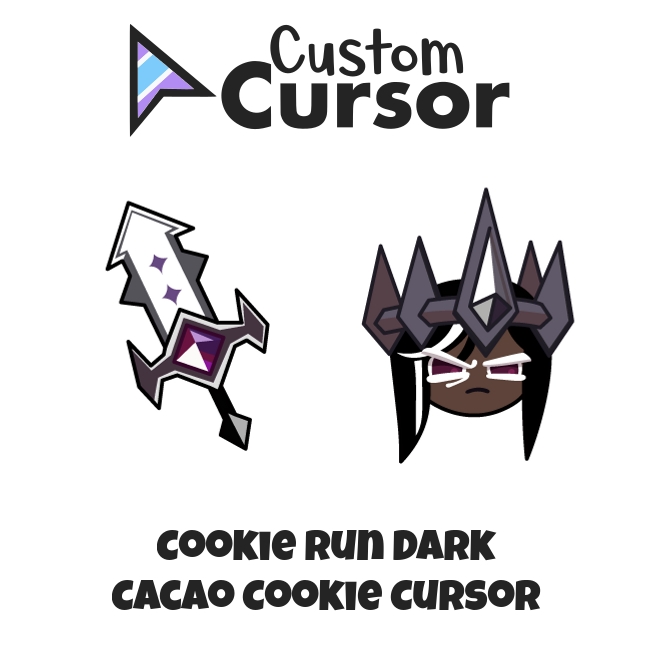 Cookie Run Dark Cacao Cookie cursor – Custom Cursor
