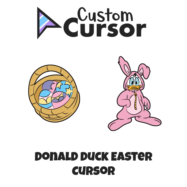 Donald Duck Easter cursor – Custom Cursor