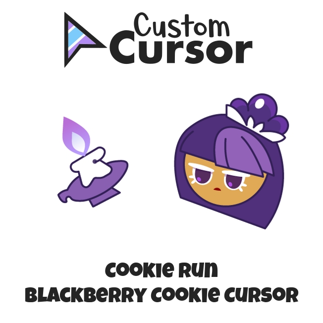 Cookie Run Blackberry Cookie cursor – Custom Cursor